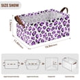 1PCS Fabric Storage Baskets with Iron Frame Foldable Storage Bins with ...