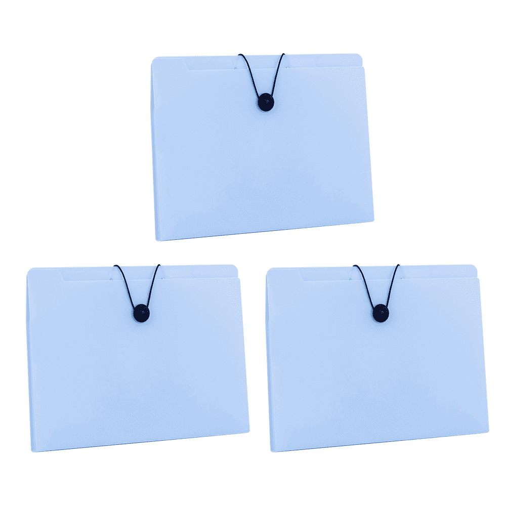Big Capacity 5-Pocket Expanding File 3pcs, Plastic Expandable File ...
