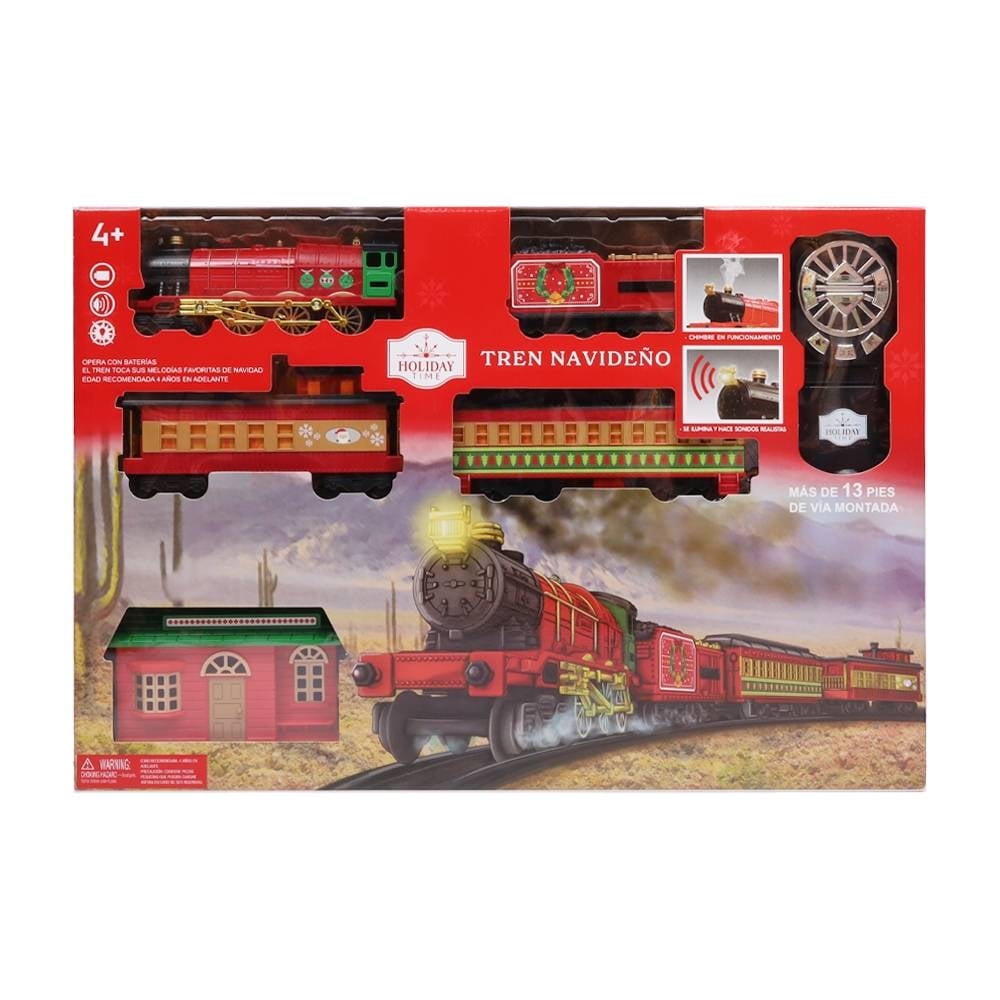 Tren Holiday Time de Westent con Luces con Sonido con Control IR con ...