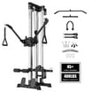 Mikolo Home Gym Equipment, Wall Mount Cable Crossover with 200LBS ...