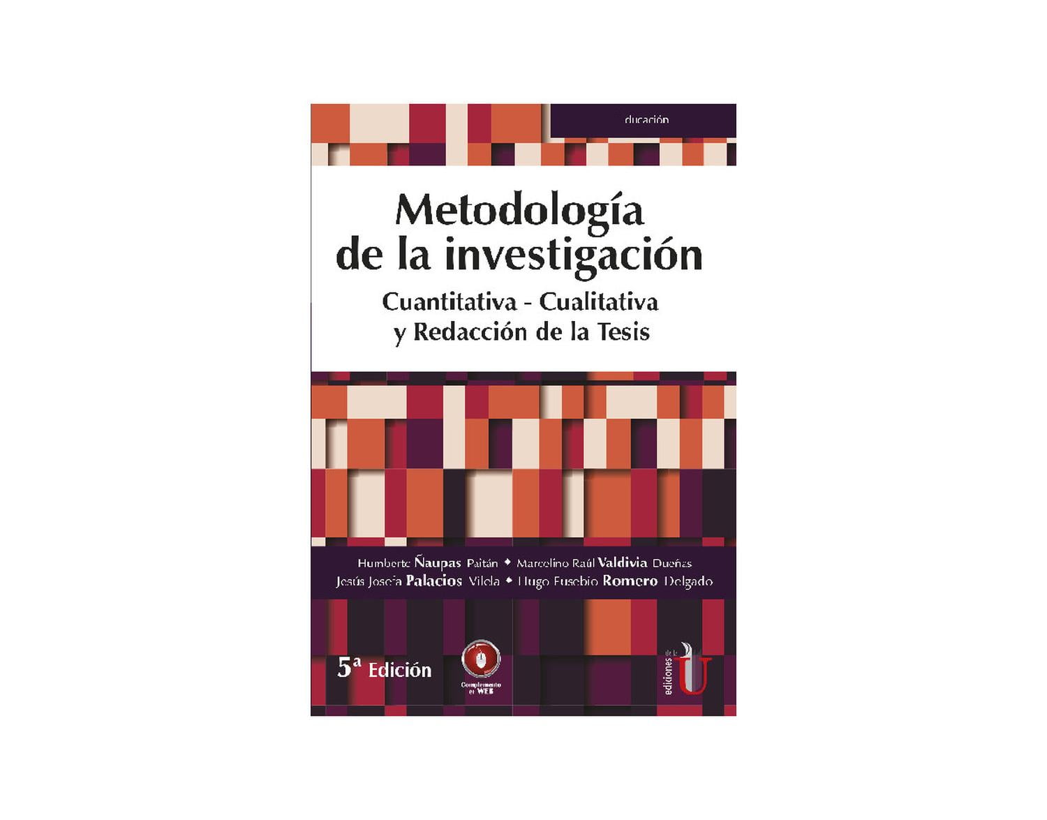Metodología de la investigación. Cuantitativa - Cualitativa y redacción ...