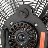 Kool-Flo New 20 inch High Velocity Drum Fan with Wall Mount, Black ...