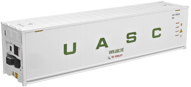 Atlas HO Scale 40' Reefer Container 3-Pack UASC Set #2 (125100/125651 ...