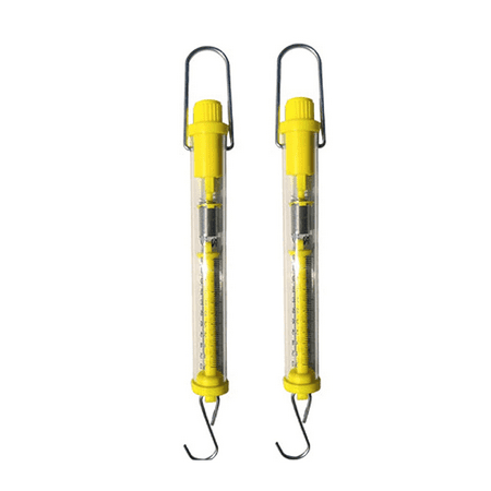CARBONLIKE 2 pcs spring scale, spring dynamometer, plastic spring scale ...