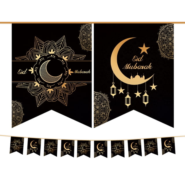 EGNMCR Hanging Ornaments RAMADAN BANNER SET EID BANNER RAMADAN ...