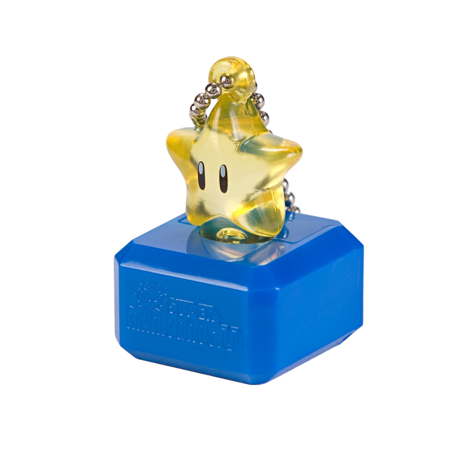 New Super Mario Bros U Mascot Keychain Light - Super Star - Walmart.com