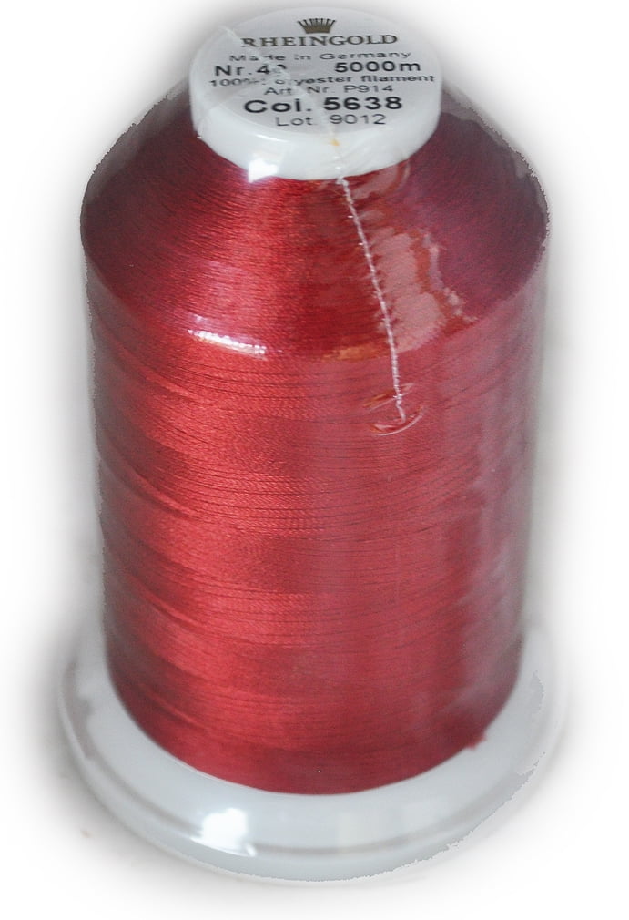 Maderia Thread Polyester 5638 Burgundy 914405638 - Walmart.com