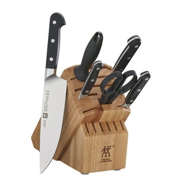 Rada Cutlery Knife Set Oak Knife Block 7 Stainless Steel Culinary ...