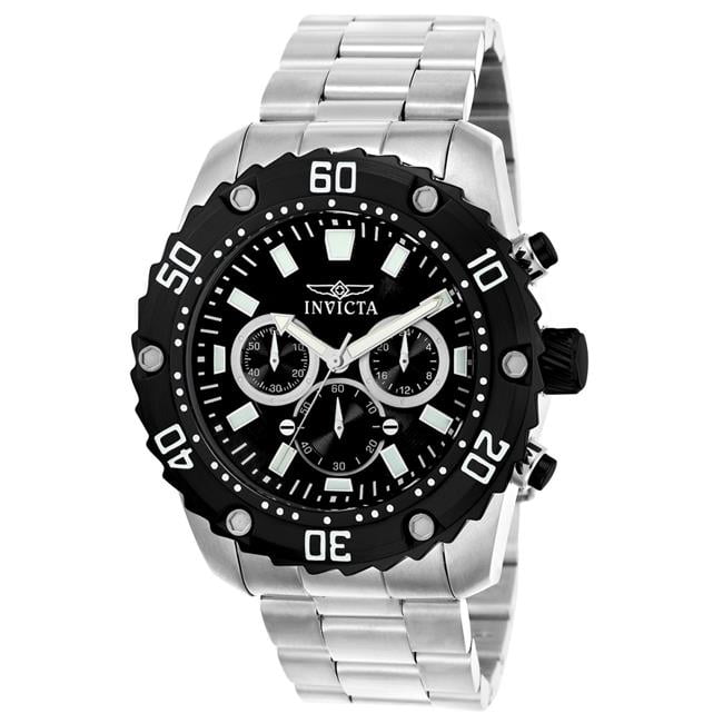 Invicta 22516 Mens Pro Diver Quartz Chronograph Dial Watch, Black ...
