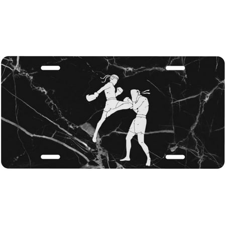 Muay-Thai-Thai-Boxing-Front-License-Plate 6" X 12", Novelty Auto Car ...