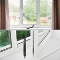 Uxcell Door/Window Pass Through Flat Coaxial Cable with UHF Male to ...