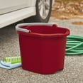 Sterilite 16 Qt. Heavy Duty Plastic Utility Bucket with Handle ...