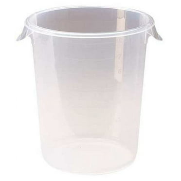 Rubbermaid 8qt Plastic Round Food Storage Container with Lid ...