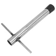 BIMZUC Winter Fishing Ice Drill Portable Camping Spiral Pegs Stainless ...