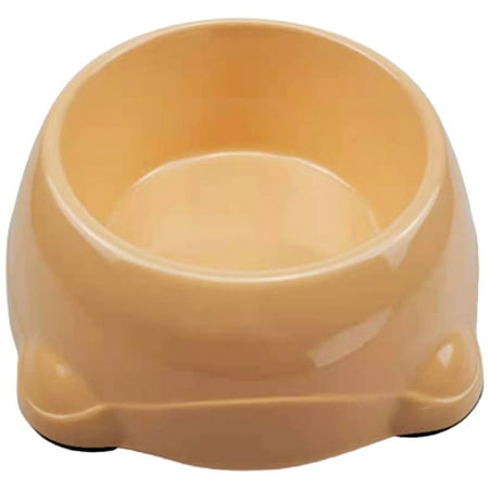 Pet single bowl melamine material inclined neck bowl dog food bowl non ...
