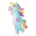 SYNCFUN Inflatable Costume for Adults,Full Body Blue Unicorn Inflatable ...