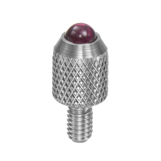 Dial Indicator Contact Point, 3mm Dia Ball Tip M2.5 Thread 7.3mm Length ...