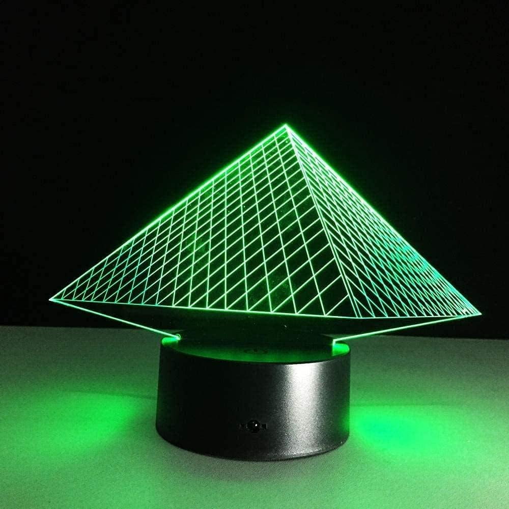 LINLIN 3D Night lamp, 3D lamp 3D Illusion Night Lights 3D Optical ...