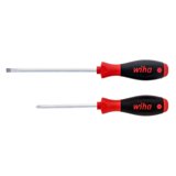 Wiha Tools 2 Piece SoftFinish Slotted/Phillips Screwdriver Set ...