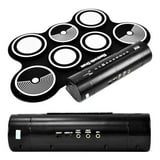 Pyle PTEDRL12 - Electronic Drum Kit - Compact Drumming Machine, Quick ...