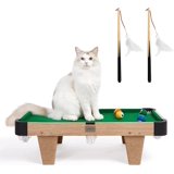 VETRESKA Cat Toys Cat Pool Table Toy Wand Toy with Sisal Rope ...