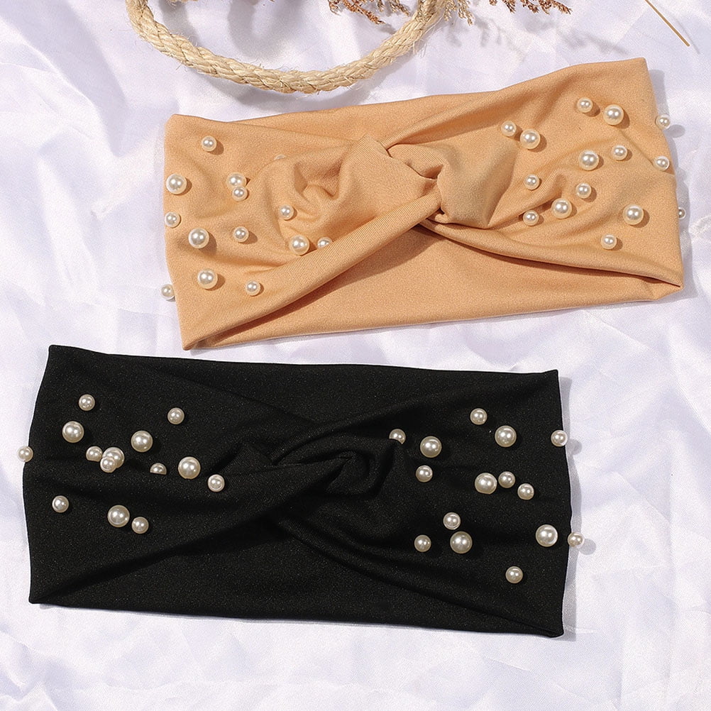 Click here for Showeroro 2pcs Wide Hair Band Assorted Color Styli... prices