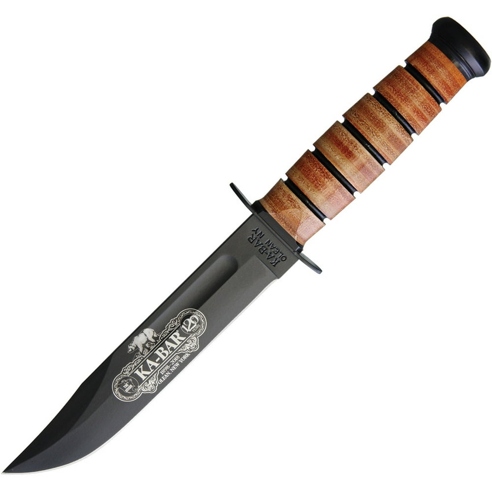 Ka Bar 9191 120th Anniversary USMC Fixed 7 1095 Cro Van Black Clip ka-bar-9191-120th-anniversary-usmc-fixed-7-1095-cro-van-black-clip