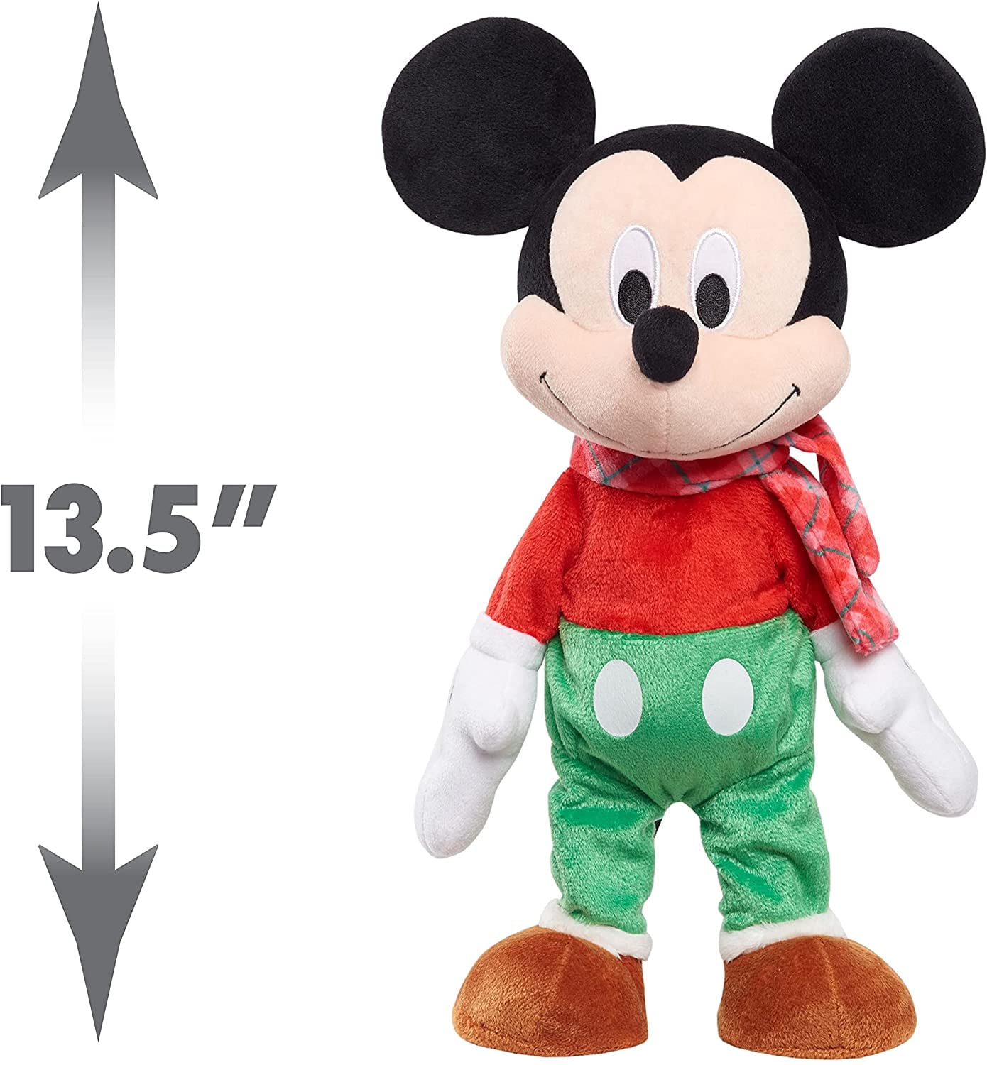 Disney Holiday 13.5-Inch Dancing Feature Plush, Mickey Mouse, by Just ...