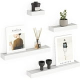 Ballucci Modern Floating Shelves, Set of 4 Wood Wall Mount Shelves ...