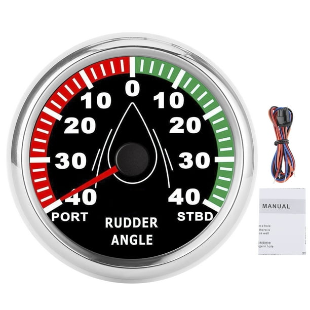 Marine Rudder Angle Indicator,85mm Boat Rudder Angle Pointer Rudder ...