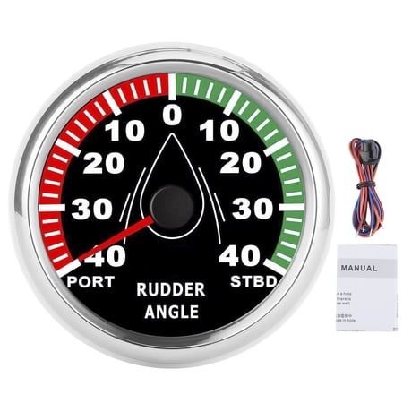 Marine Rudder Angle Indicator,85mm Boat Rudder Angle Pointer Rudder ...
