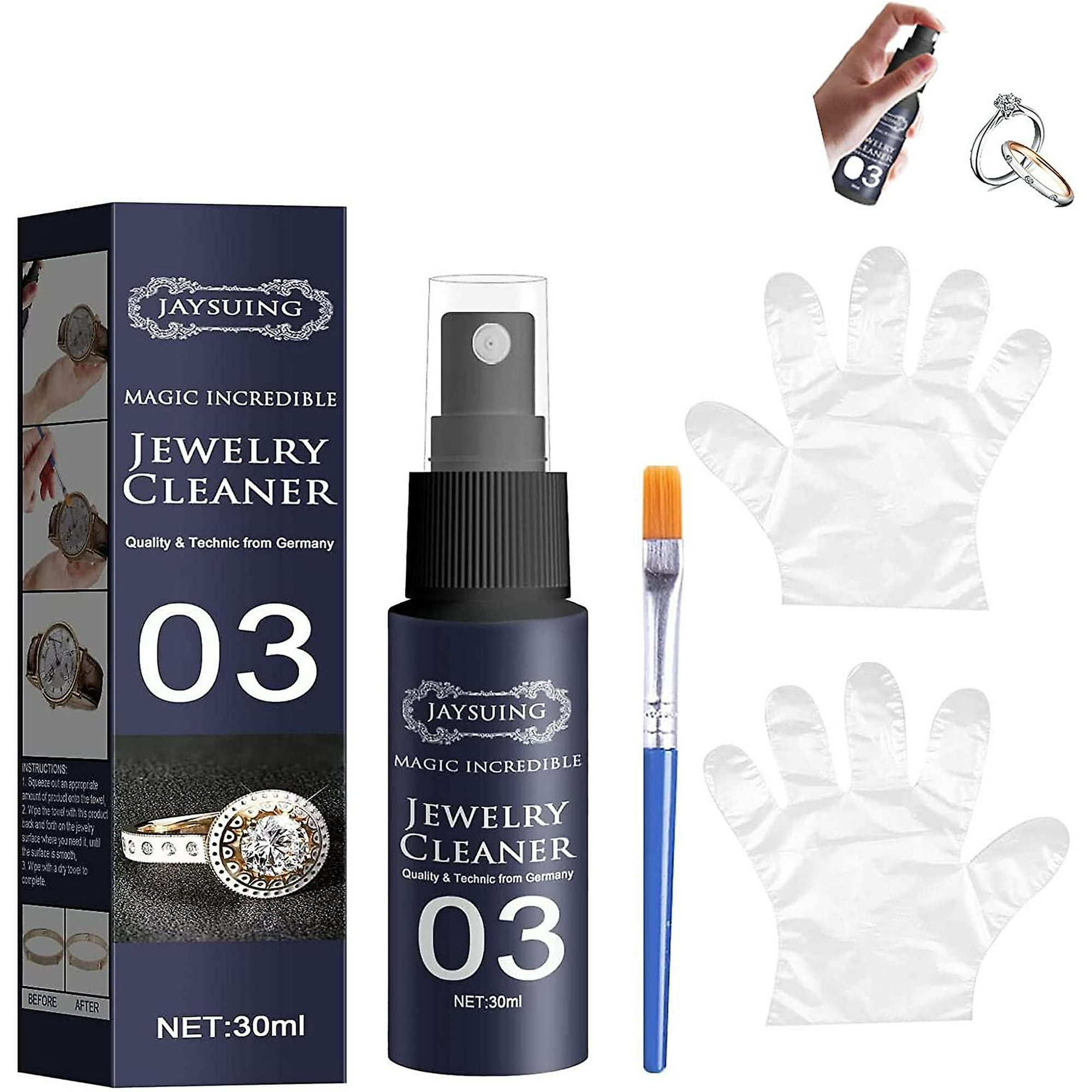 Click here for Geecy Jewelry Cleaner Solution  Jewelry Cleaner Sp... prices