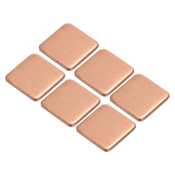 Heatsink Copper Sheet Shim 0.5mm Thickness 20 x 20mm Pads with Thermal ...