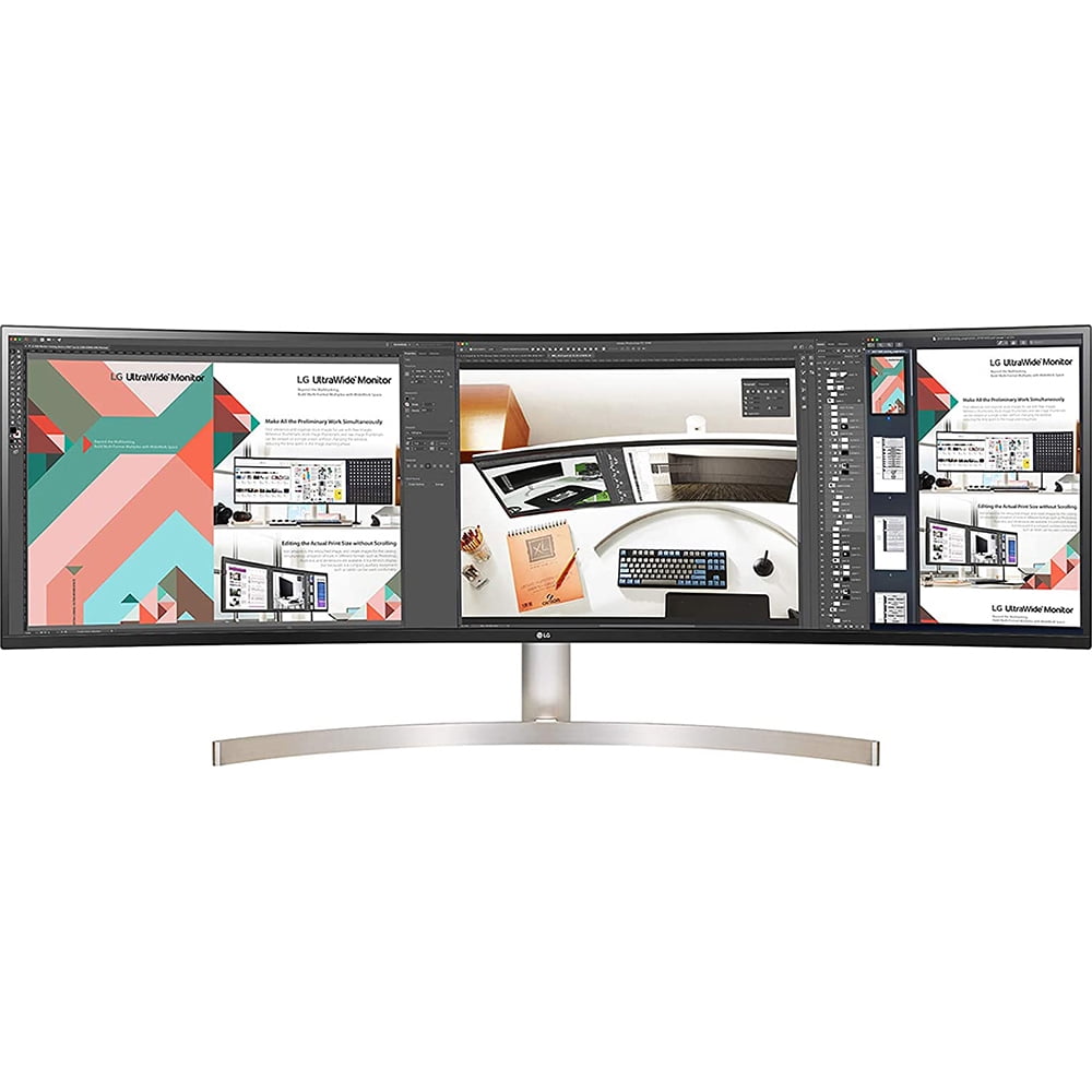 LG 49 UltraWide Monitor 49in Dual QHD (5120 x 1440) IPS Display, HDR10 ...