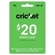 Cricket Wireless $60 e-PIN Top Up (Email Delivery) - Walmart.com