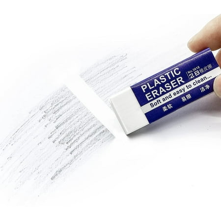 Hongchun 30pcs Erasers Classic Eraser White Plastic Rubber Erasers For ...