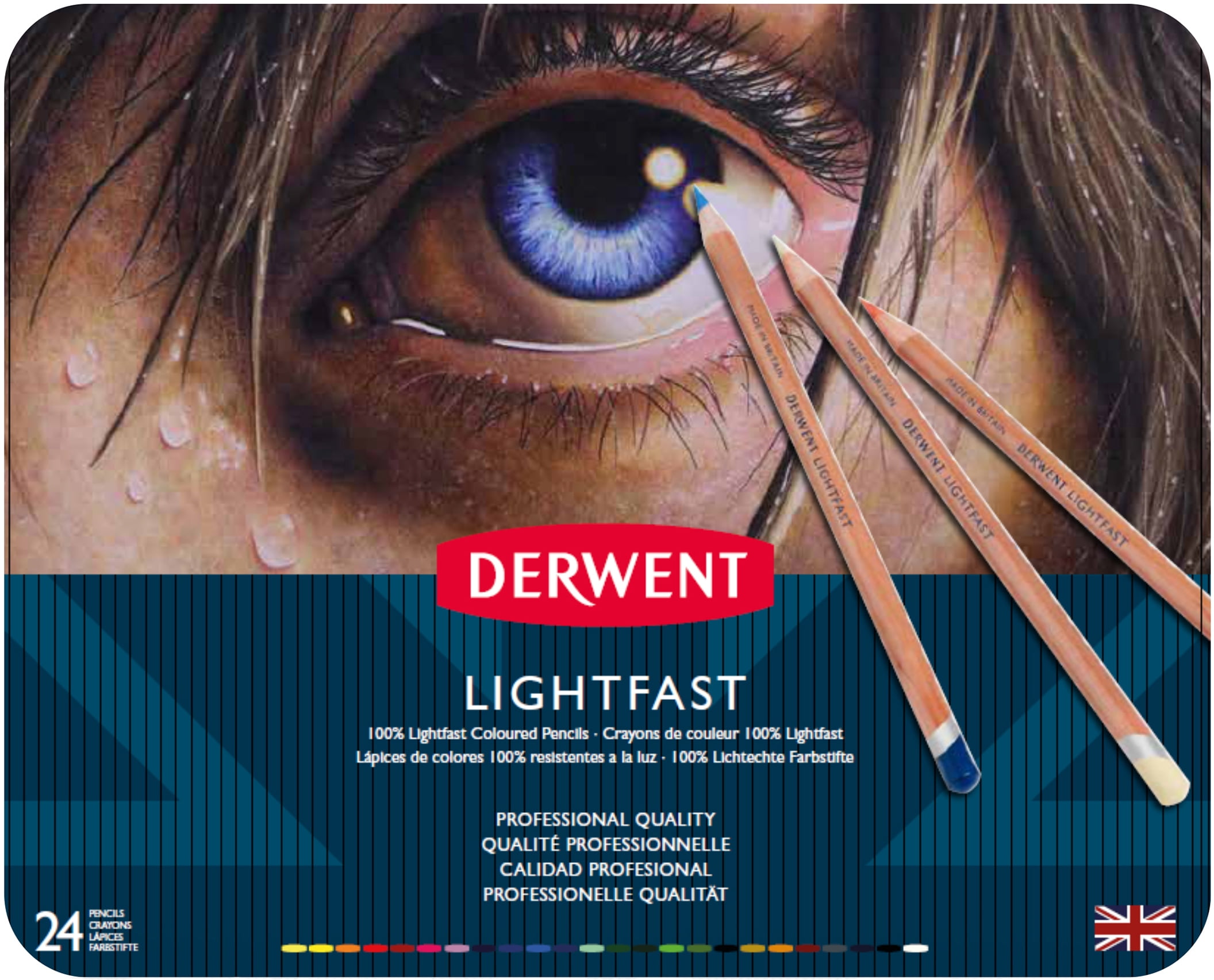 Derwent Lightfast Pencil Set 24/Pkg-W/Metal Tin | Walmart Canada