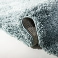 SAFAVIEH California Solid Plush Shag Area Rug, Light Blue, 3' x 5 ...