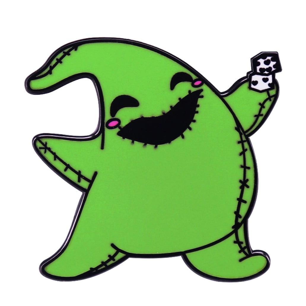 Nightmare Before Christmas Oogie Boogie 1 Inch Tall Enamel Metal Pin ...