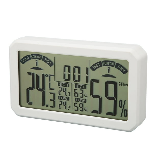 Temperature Humidity Meter, Fast Response Hygrometer Wall Mount for ...