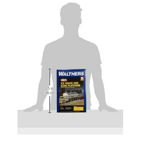 Walthers Cornerstone Series Kit HO Scale Ice House and Icing Platform ...