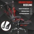 Homall Gaming Chair, Massage Office Chair, High Back PU Leather Racing ...