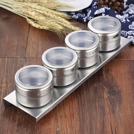 Spices And Seasonings Organizer Sets - Stainless Steel Seasoning ...