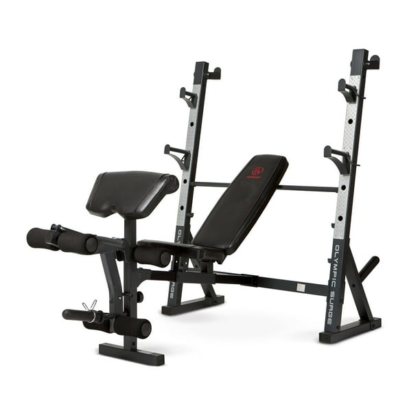 Marcy Pro Adjustable Olympic Weight Bench MD-857 - Walmart.com