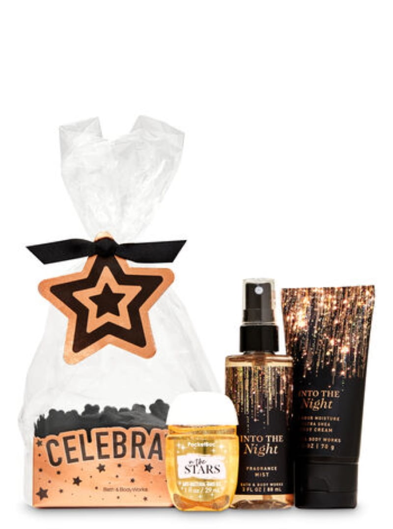 Bath and Body Works INTO THE NIGHT Mini Gift 3 pieces -Travel Size ...