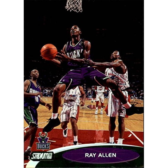 2000-01 Stadium Club #52 Ray Allen NBA Basketball Trading Card ...
