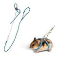 Adjustable Small Pet Hamster Leash Harness Set With Bells Ferrets ...