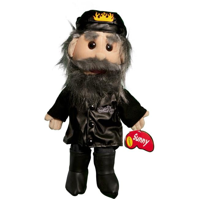 Sunny Toys GL3813 14 In. Biker In Leather Jeans- Glove Puppet - Walmart.com
