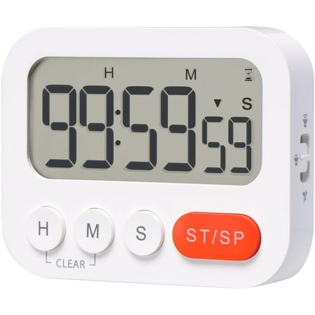 Digital Kitchen Timer Clock - Big Screen Countdown Cooking Timers ...