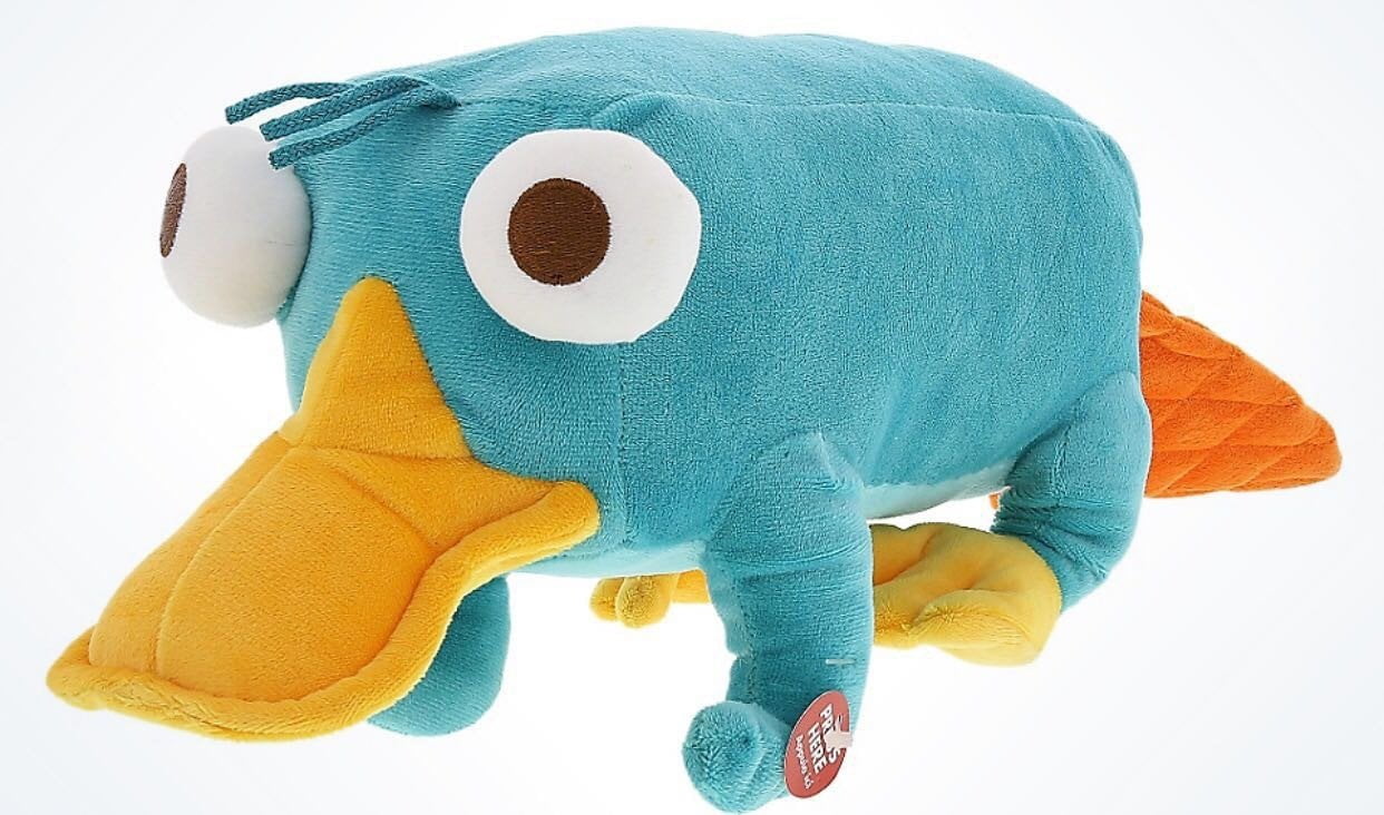 Disney Parks 12" Talking Perry Plush New With Tags Disney NA | Bodega ...